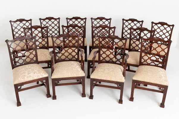 Chinese chippendale dining chairs store