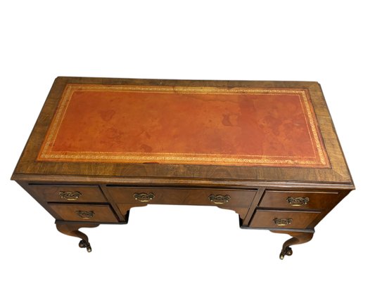 Leather inlay desk store