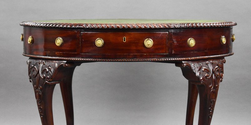 Antique Edwardian Mahogany Drum Table 1900