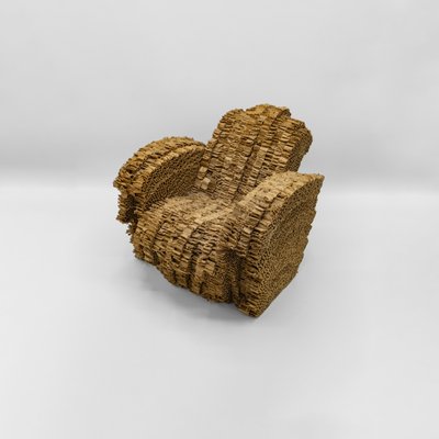 Little Beaver Miniature Chair with Ottoman by Frank Gehry for Vitra 1996 Set of 2