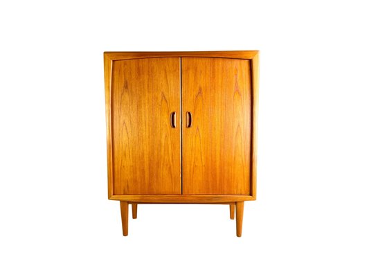 Mid Century Teak Crockery Cabinet by Axel Christensen for ACO Mobler