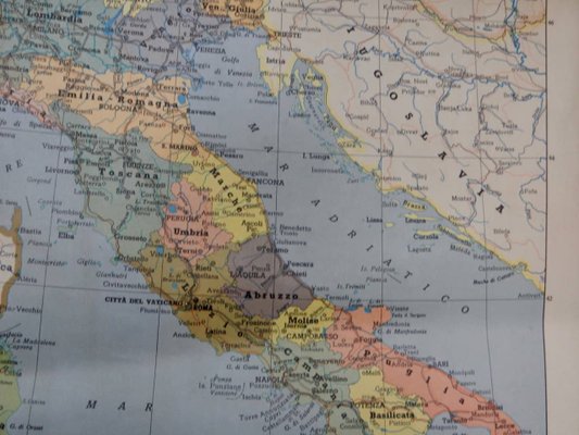 Italy Geographical Map