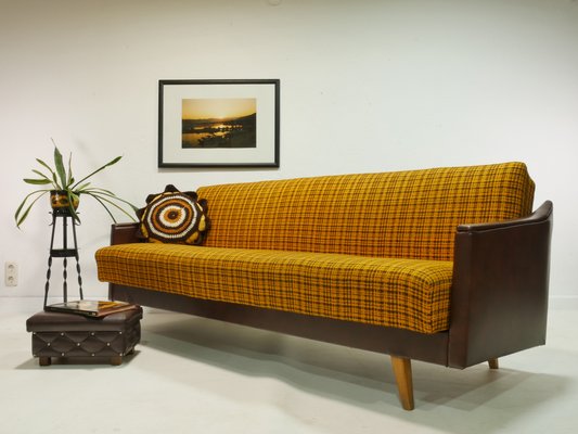 1960s Furniture Design Sofa Mid Century Convertible Sofa Daybed, 1960s