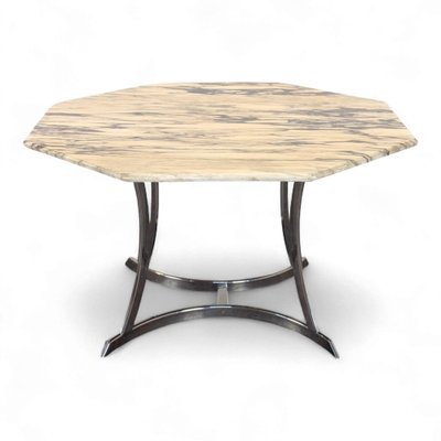 octagonal marble dining table