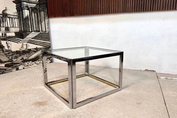 metal cube table