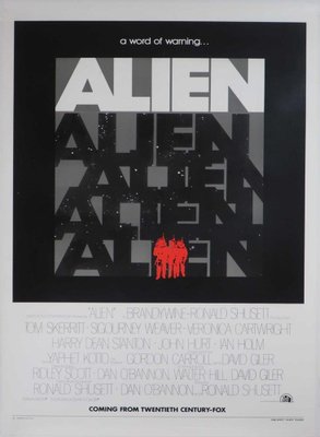 Alien 1979 Poster Alien | Cast Signed 2003 Director's Cut Film Poster