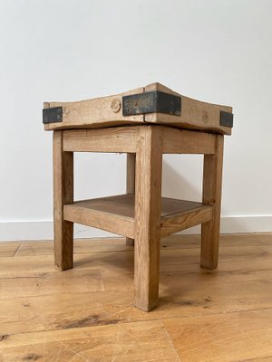 rustic butchers block