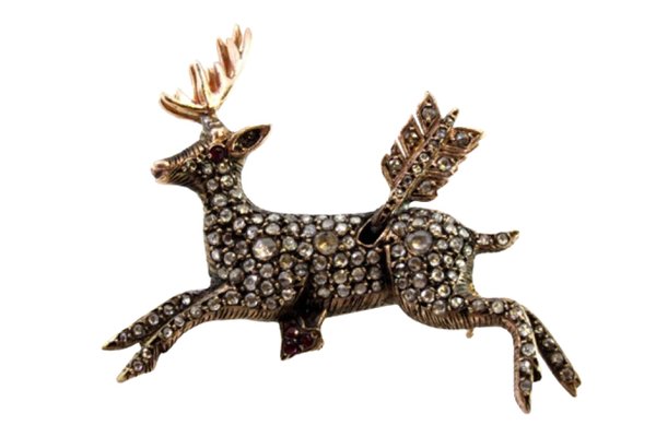 deer brooch