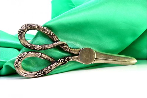 grape scissors silver