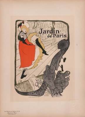 Lautrec Jane Avril Poster