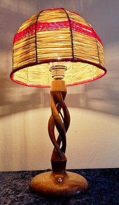 raffia lamp base