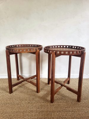 side table with removable tray