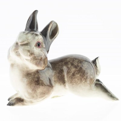 Antique Porcelain Rabbit Vintage Bunnies | Ceramic Bunnies | Ceramic