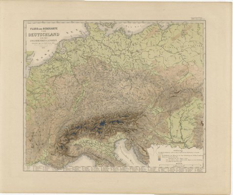 German Rivers Map Of The Fore 9+ Hundred Germany Map States River