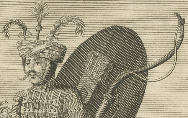 Persian Soldier Drawing
