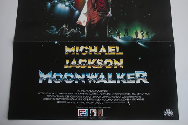 Michael Jackson Moonwalker Movie Poster Michael Jackson DVD Moonwalker