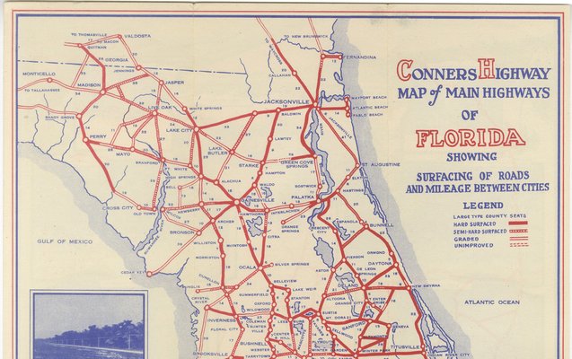 Old Road Maps Of Florida Florida Scenic Highways In Panhandle. Maps