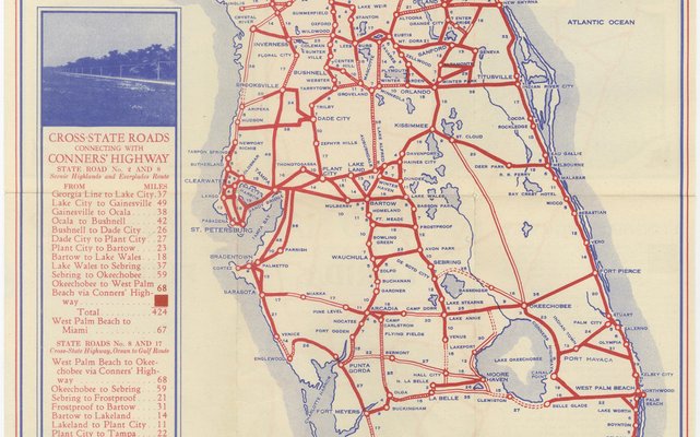Old Road Maps Of Florida Florida Scenic Highways In Panhandle. Maps