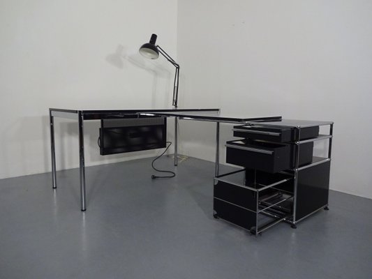Large Desk by Fritz Haller Paul Scharer for USM Haller 1980s for sale at Pamono
