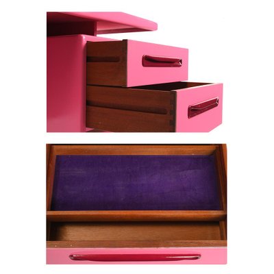 hot pink dressing table