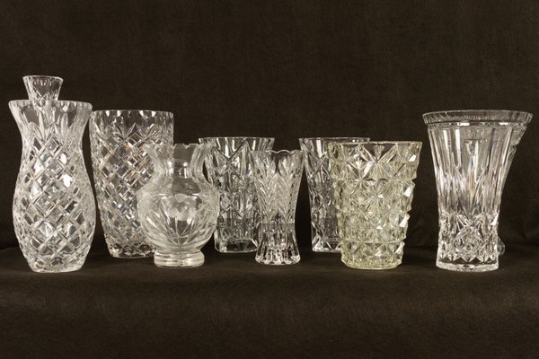 Antique Lead Crystal Vases