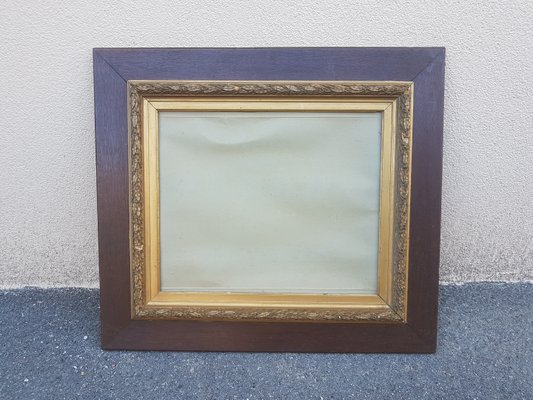 Large Antique Wood Frame Pair Of Large Antique Regency Style Carved