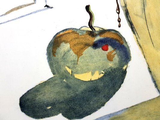 Salvador Dali Apple Painting Haf.by | Salvador Dalí, Original