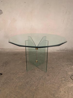 Leons glass dining table store