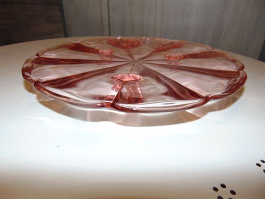 Platters Vintage Glass Platter Kitchen & Dining etna.com.pe
