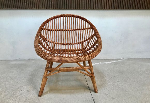 Rattan scoop chair store
