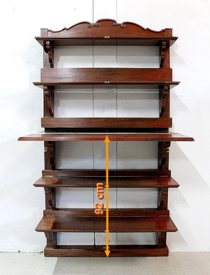Late 19th Century Mahogany Wall Shelf or Secretaire Stand for sale at Pamono