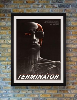 terminator poster framed