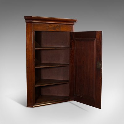 Antique English Corner Cabinet 1800s