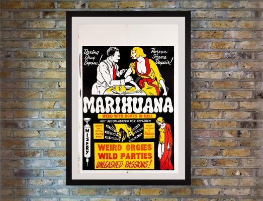 Express Vintage Poster Marijuana
