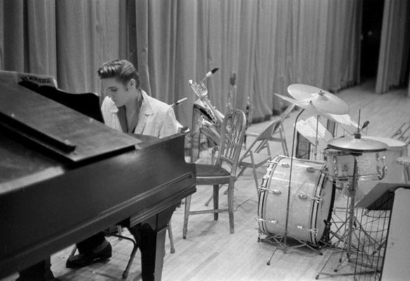 Elvis Presley Playing Piano