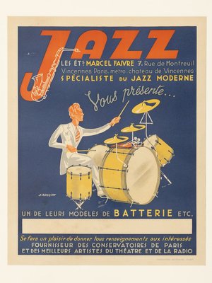 Jazz Posters Vintage Jazz Festival New York 1962 Art Retro Vintage