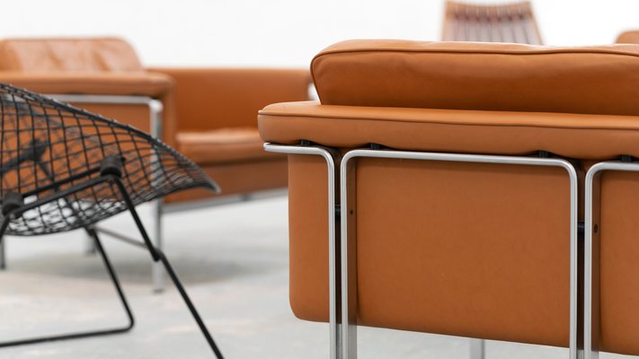 German Leather 3 Seater Sofa By Horst Brüning For Kill International ...
