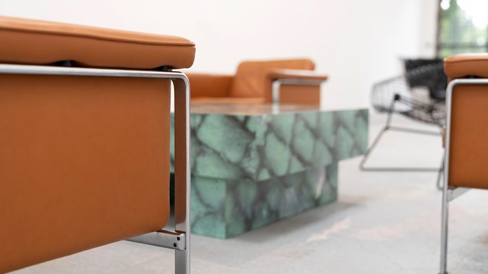 German Leather 3 Seater Sofa By Horst Brüning For Kill International ...