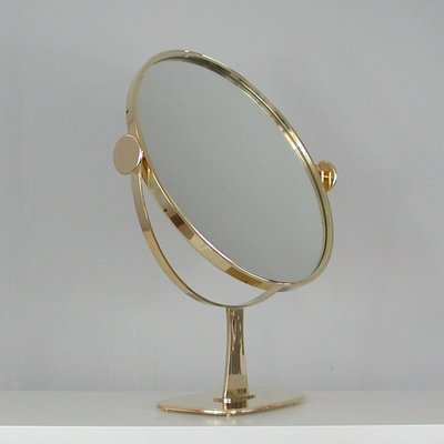 Brass table mirror store