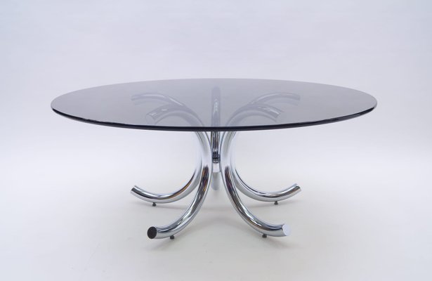 Chrome coffee table round store