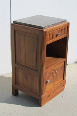 Bedside table with cupboard store