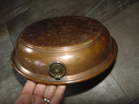 Vintage Copper Strainer Colander Home & Hobby Canning & Preserving etna ...