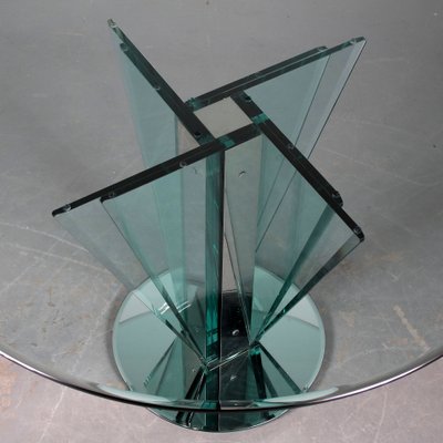 Nile Glass Table Attributed to Pietro Chiesa for Fontana Arte Italy 1970s