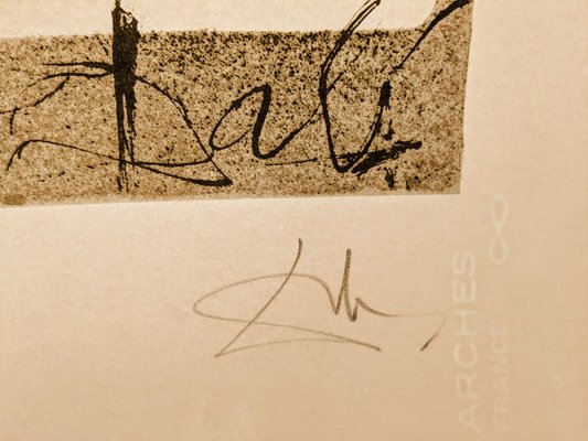 Salvador Dali Autograph