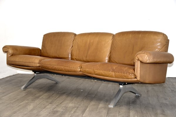 Vintage Ledersofa Cognac | Baci Living Room