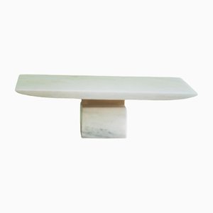 Minimalist European Handmade Composition Coffee Table in White Greek ...