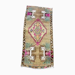 Small Vintage Turkish Tan Wool Rug, 1960s for sale at Pamono