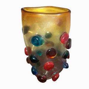 White and Colored Vase by Sergio Constantini for sale at Pamono