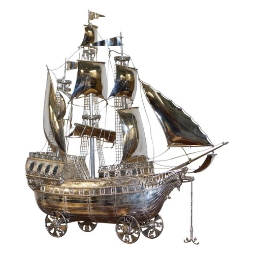 Large & Solid 925 Silver Boat from International Bullion & Metal ...