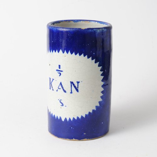 Tazza antica in ceramica di Bruxelles di Mathieu Stevens, inizio XIX ...